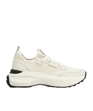 TOD'S Logo Detailed Lace-up Sneakers - Off-white