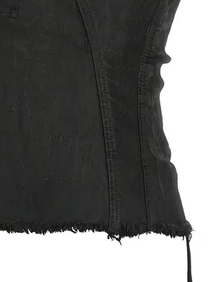Rick Owens Off-the-shoulder Bustier Top