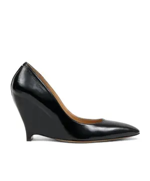 MAISON MARGIELA Pointed Toe Wedge Pumps - Black