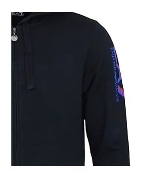 EA7 Hooded Zip-up Casual Jacket