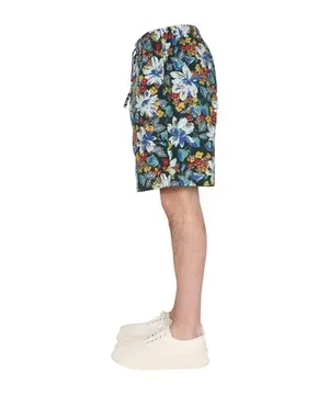You Must Create Floral Print Elasticated Shorts