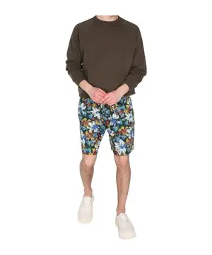 You Must Create Floral Print Elasticated Shorts