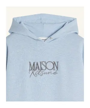 Maison Kitsuné Embroidered Logo Hoodie
