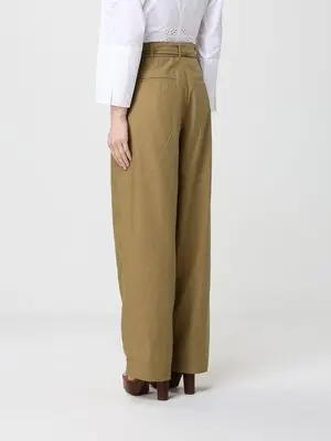 Soeur Belted Wide-leg Pants - Brown