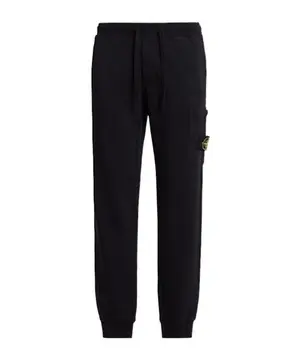 Stone Island Cotton Sweatpants - Black