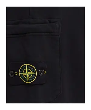 Stone Island Cotton Sweatpants - Black