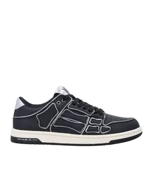 Amiri Low-top Sneakers With Bone Detailing - Black