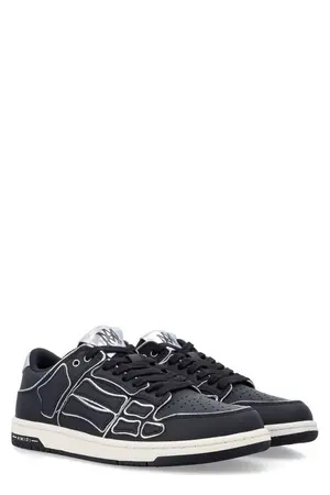 Amiri Low-top Sneakers With Bone Detailing - Black