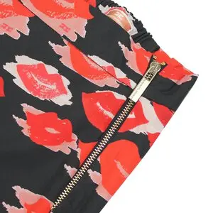 Elisabetta Franchi Printed Wide Leg Trousers