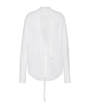 Maison Margiela Tie Detailed Shirts For Women