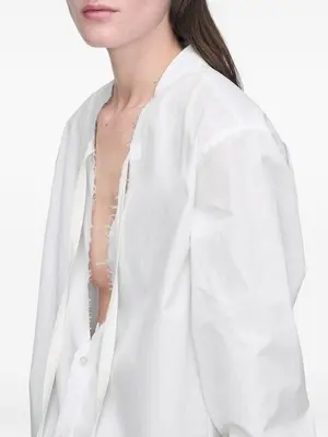 MAISON MARGIELA Tie-detail Poplin Shirt