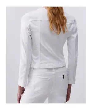Liu Jo Buttoned Crewneck Denim Jacket