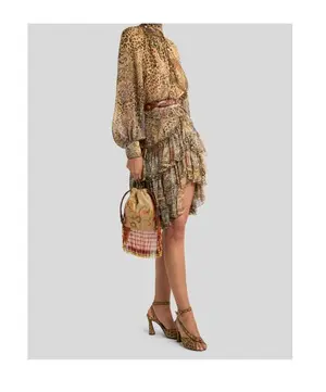 Etro Long Sleeve Animal And Paisley Print Blouse