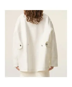 Ami Long-sleeved Work Jacket - White Cream