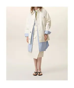 Ami Long-sleeved Work Jacket - White Cream
