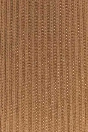 Gucci Logo Detailed Cable Knit Scarf - Beige