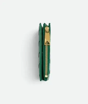 Bottega Veneta Intrecciato Small Bi-fold Wallet - Green
