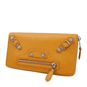 Balenciaga Logo Wallet - Orange
