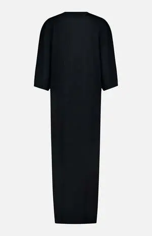 TOTEME Crewneck T-shirt Dress - Black
