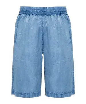 DIESEL® Elastic Waist Shorts With Two Side Pockets