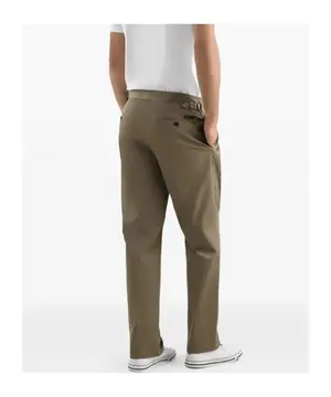 Dolce & Gabbana Pleated Gabardine Trousers - Brown