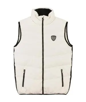 EA7 Quilted Sleeveless Down Jacket - White