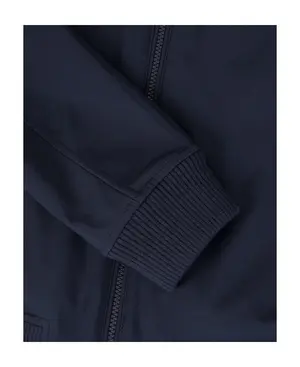 Hugo Boss Long Sleeve Zip Up Casual Jacket With Logo Details - Black
