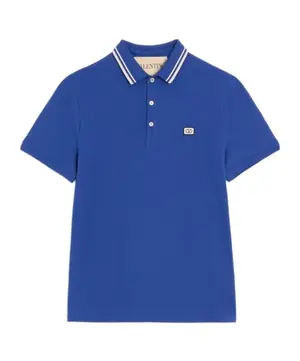 Valentino Garavani Logo Embroidered Short-sleeved Polo Shirt