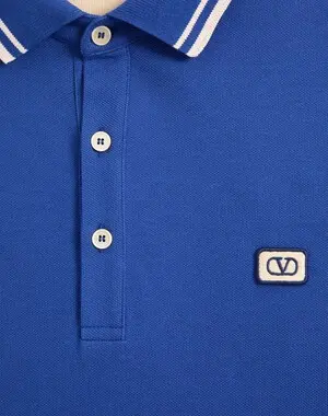 Valentino Garavani Logo Embroidered Short-sleeved Polo Shirt