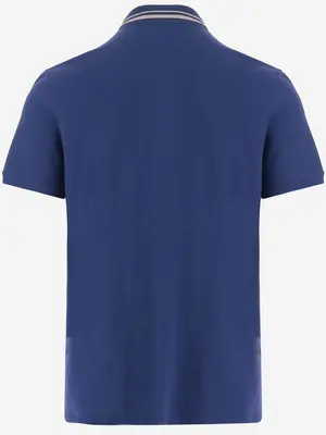 Valentino Garavani Logo Trim Collar Polo Shirt