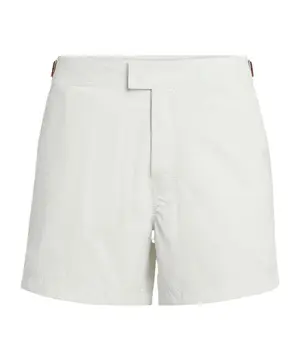 Zegna Branded Logo Swimming Shorts - White