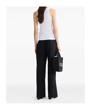 PATOU Logo Bow Tank Top - White