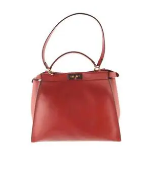 Fendi Top Handle Handbag - Red
