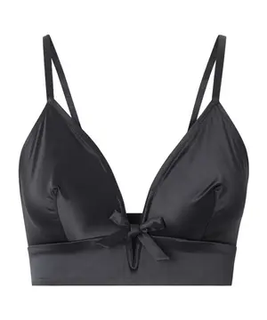 ERES Jean Bow-detail Triangle Bra - Black