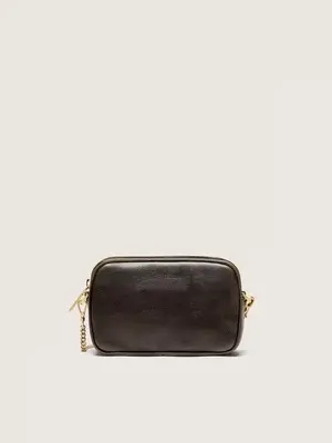 GOLDEN GOOSE Mini Star Camera Bag - Dark Brown