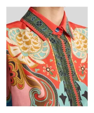 Etro Long-sleeved Printed Shirt - Multicolor