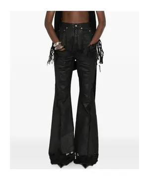 Rick Owens Frayed Jeans