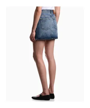 Emporio Armani Five-pocket Denim Miniskirt