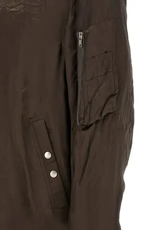 Rick Owens Classic Flight Bomber Jacket - Brown