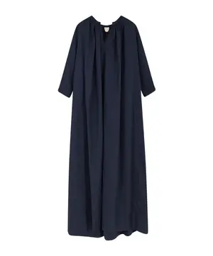 Aspesi Gathered V-neck Dress - Black