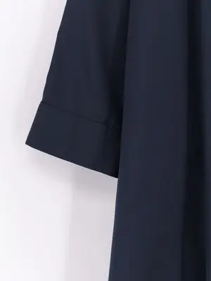Aspesi Gathered V-neck Dress - Black