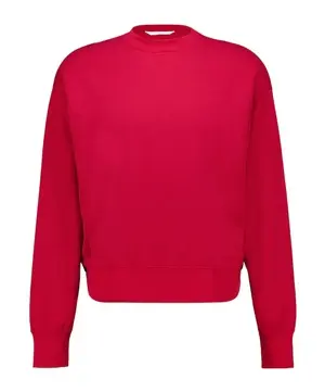 Auralee Crew Neck Sweatshirt - Red