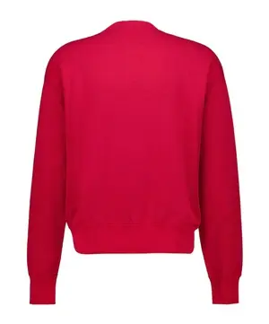 Auralee Crew Neck Sweatshirt - Red