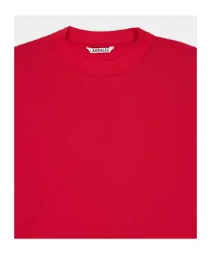 Auralee Crew Neck Sweatshirt - Red