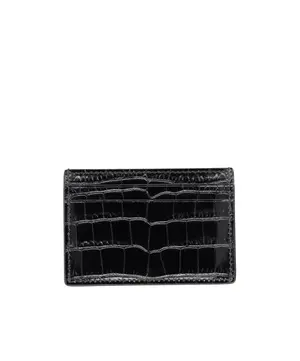 TOM FORD Logo Card Holder - Black