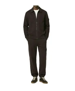 Stone Island Wool Cotton Sweatpants - Black