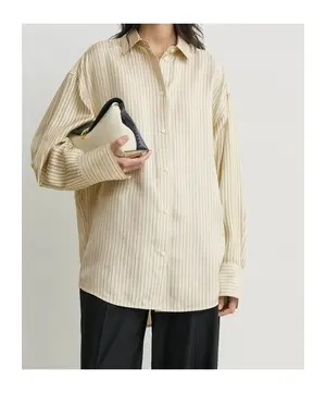 TOTEME Oversized Striped Shirt
