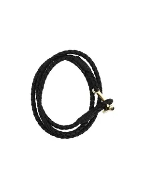 TOM FORD Woven Detail Bracelet - Black