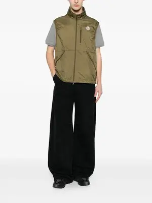 Moncler Hooded Zip Vest - No