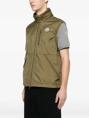 Moncler Hooded Zip Vest - No
